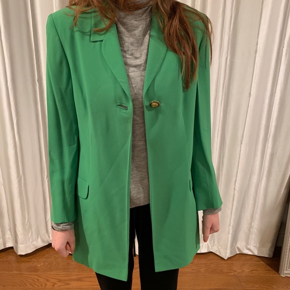 Versace | Jackets & Coats | Gianni Versace Gv Versatile Green Blazer ...